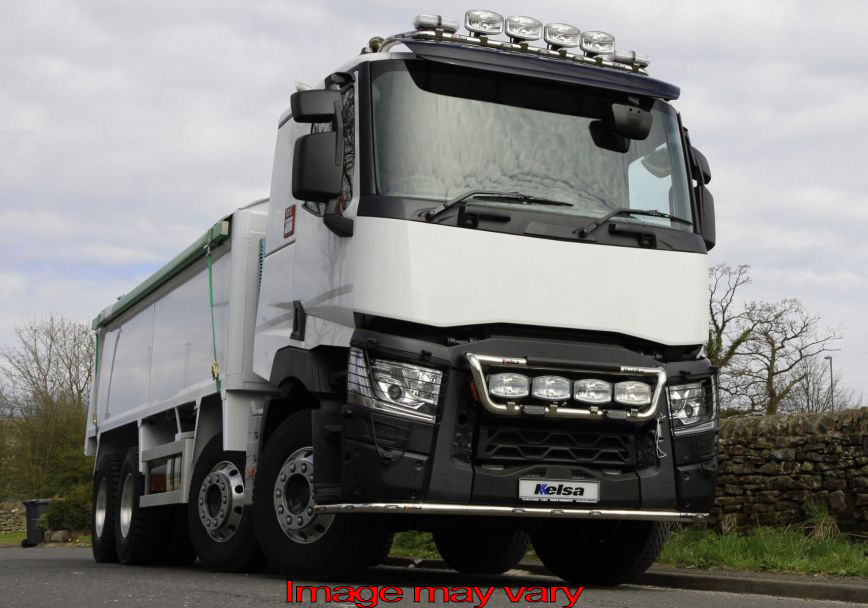 Stainless Steel MultiBar for Renault C & T Series | High Mounting | Car & Truck Care Nederland